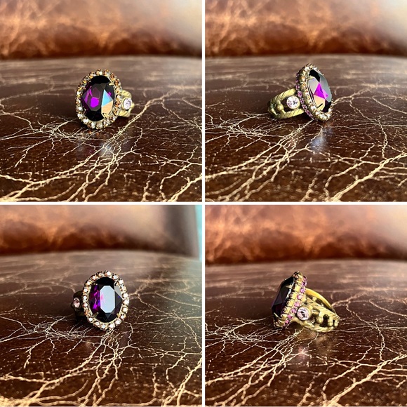 Sorrelli | Jewelry | Sorrelli Oval Swarovski Crystal Cocktail Ring Nwot ...